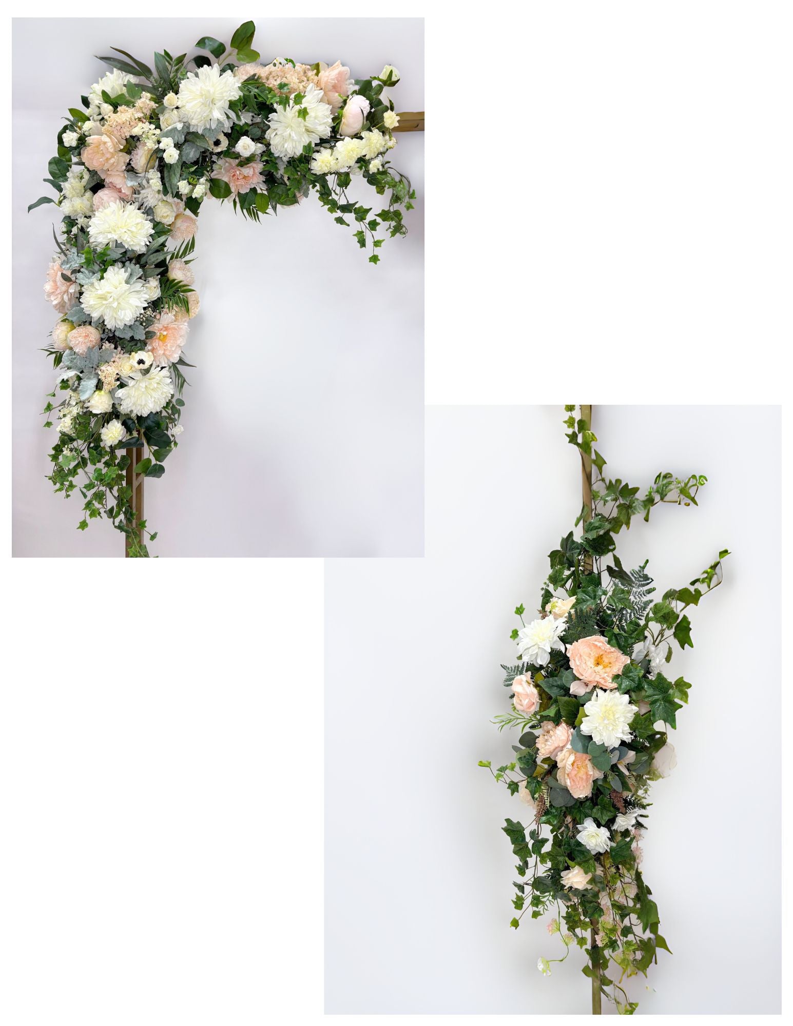 Silk Archway Corner & Upright Set | Floral Fixx Weddings | Winnipeg ...