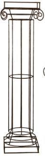 Wrought Iron Pillar for Weddings and Events | Floral Fixx Weddings ...